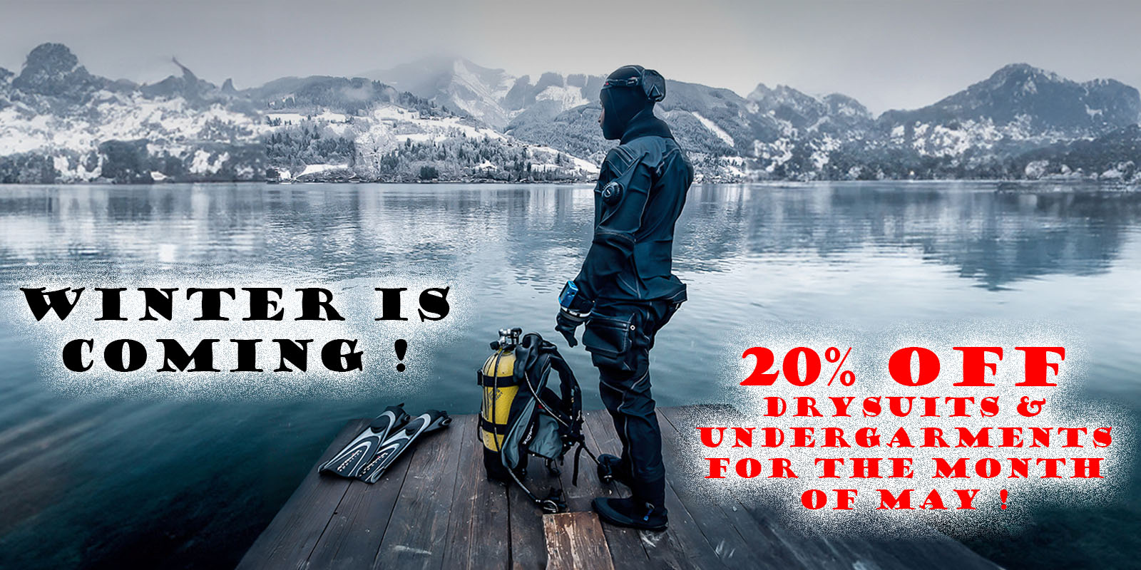 20% OFF Drysuits and Undergarments for the month of May! | Auckland ...